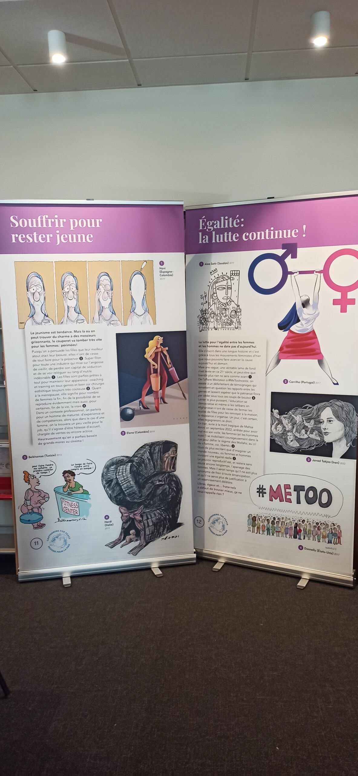 Exposition égalité des genres – Collège Simone Veil