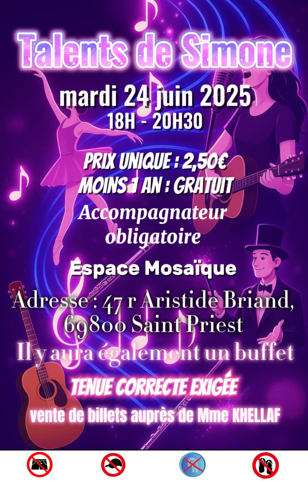 Concours des « Talents de Simone » – Collège Simone Veil